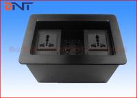China Desktop Hidden Slip Up Conference Room Power Hub With 1.5M Length Connection Plugs​ for sale