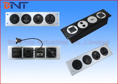 China Modular Design Multimedia Wall Socket Plates For Office / Lecture Room for sale