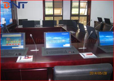 China The Ministry Of National Defense Project , Flip Up Type Computer Monitor Electric Rotating Lift for sale