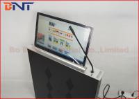 China Slim Conference Tabletop LCD / LED Monitor Motorized Lift With Microphone for sale