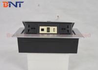 China Flexible Replaceable Desk Pop Up Sockets , Multi function Table Pop Up Outlets for sale