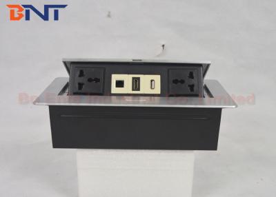 China Flexible Replaceable Desk Pop Up Sockets , Multi function Table Pop Up Outlets for sale
