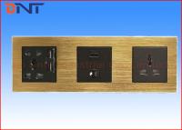 China 3 Way Wall Socket Plates For Multimedia Classroom / Training Room for sale