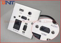 China Multifunctional Multimedia Wall Socket Plates for sale