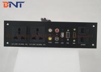 China Hidden Wall Mount Multimedia Socket Plate For Hotel AV Solutions for sale
