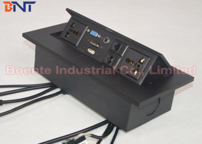 China Square Corner Desk Pop Up Sockets with Bottom Conection Cable length 30 ~ 50 cm for sale
