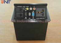 China Humanization Desktop Power Sockets With Laser Logo , Conference Table Pop Up Box for sale