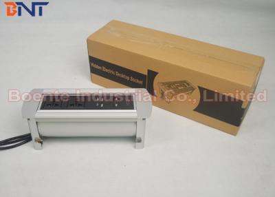 China Round Corner Panel 16 A Conference Table Socket Multi-functional Cable Cubby for sale