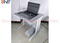 China University Laboratory Computer LCD Monitor Lift , Tabletop Hidden Flip Up Box for sale