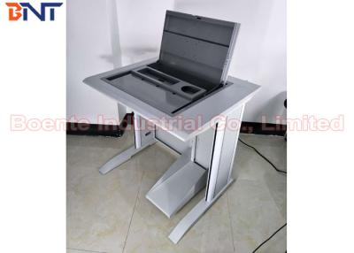 China University Laboratory Computer LCD Monitor Lift , Tabletop Hidden Flip Up Box for sale