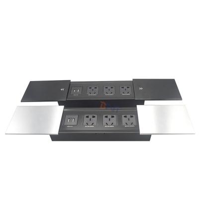 China Sliding Cover Power Socket for Office Desk Keep Your Devices Connected and Organized for sale