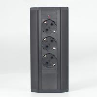 China OEM/ODM Corner power socket EU Electric Power socket with 3 AC power outlet suitable for office/ desktop/ tabletop/Kitch for sale