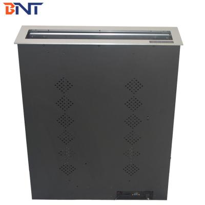 China Pop Up Type Computer Monitor Lift With Brushed Aluminum Alloy Panel for sale