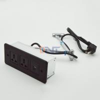 China Recessed Power Strip USB C Fast Charge Flush Mount Desk Furniture Drawer Socket Conference Table Hidden Outlet for sale