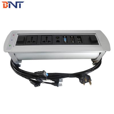 China Automatic Desktop Multimedia Outlet  Silver With 1* VGA / 1* HDMI for sale
