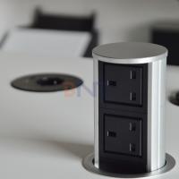 China UK Plug Type Pneumatic Lifting Outlet Pneumatic Pop up Power Socket for Hidden Kitchen for sale