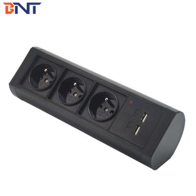 China three french power interface movable office desk socket  used in conference room BTS-302FR for sale