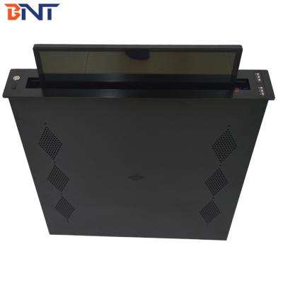 China Integrated Motorized Monitor Lift With Brushed Aluminum Alloy Panel for sale