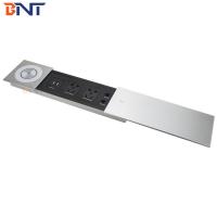 China The Silver Aluminum Alloy Panel Rounded Corner Desktop Sliding Open The Hidden Connector BC-01 for sale