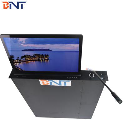 China Smart Operation Motorized Monitor Lift For High Class Office Meeting Room for sale