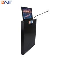China Meeting Table Motorized Computer Monitor Device 18.5 Inch Screen And Motorized MIC for sale