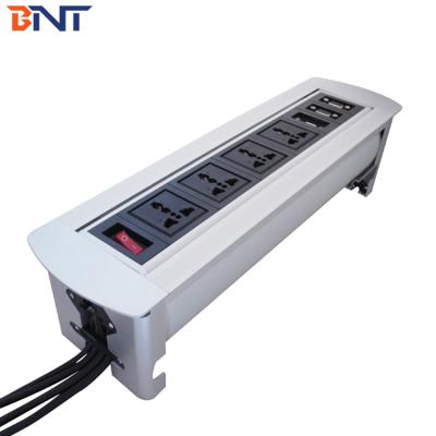 China High-class  Chairman  Room Furniture Flip Up Outlet Connector With 2*VGA Network Configuration for sale
