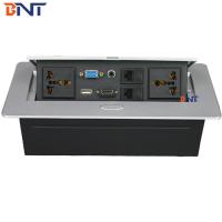 China Oval Pop Up Button  Desktop Flip Up Media Zinc Alloy Silver  Connector With 3Mm  Surface  Thickness for sale