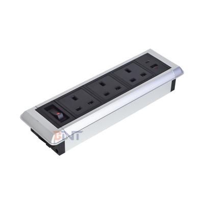 China Desktop Multifunctional Power Sockets with 3AC Electric Embedded socket USB A+USB C Charging Sockets for sale