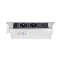 China Flexible EU Installed Under Tables/Chairs/Sofa Edge Power Strip Hanging Electric Extension Sockets With USB Port for sale