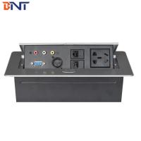 China Custom Made Pop Up Desktop Electrical Sockets With Universal Power Plug for sale