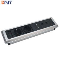 China aluminum alloy material tabletop mount socket nice round edge corner design TMS102 for sale