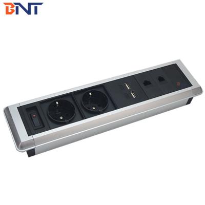 China aluminum alloy material tabletop mount socket nice round edge corner design TMS102 for sale