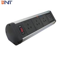 China Desktop Mounted Power Outlet With Three Australia Power Interfaces for sale