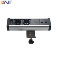 China Movable Desktop Power Outlet Wear Resistant With Double Network Interfaces for sale