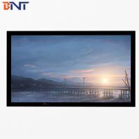 China 4 3 Format Fixed Frame Electric Projector Screen 120 With Black Velvet Surface Frame for sale