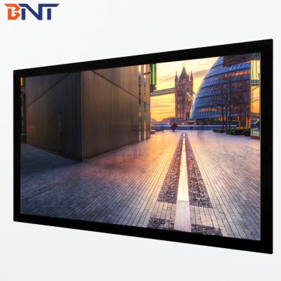 China Fixed Frame Motorized Projector Screen 16 9 Format For Home Theater for sale