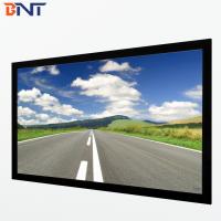 China 135 Inch Motorized Projector Screen , Damp Proof Large Electric Projector Screen for sale
