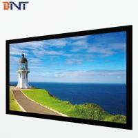 China 16 10 Format Fixed Frame Projector Screen For School Hall / Government Agency for sale