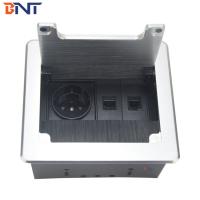 China modular design flip up table socket with EU power used in meeting room BF402 for sale