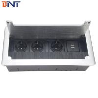 China BNT replace modular design  table flip up socket with three EU power BF804 for sale