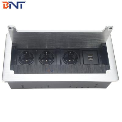 China BNT replace modular design  table flip up socket with three EU power BF804 for sale