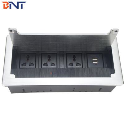 China available customized flip up table socket with double usb charger BF807 for sale