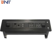 China double usb charger motorized flip up rotating socket  used in conference system EK6304 for sale