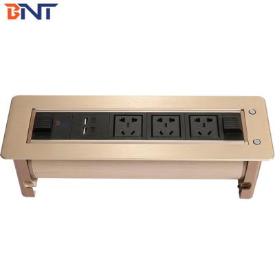 China Conference Table Outlet With 3 Universal Power Plugs for sale