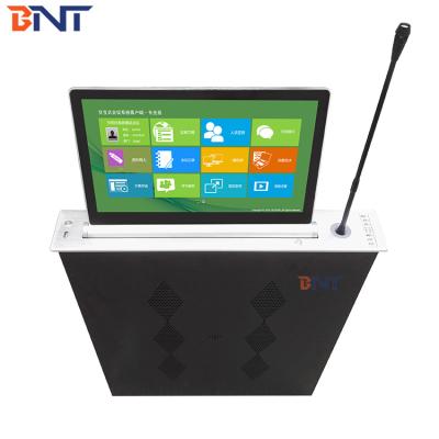 China 45 Degree Pitching Angle LCD Screen Lift , Ultra Thin Hidden Monitor Lift for sale