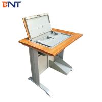 China Flip Top Computer Desk With Security Lock Design for sale