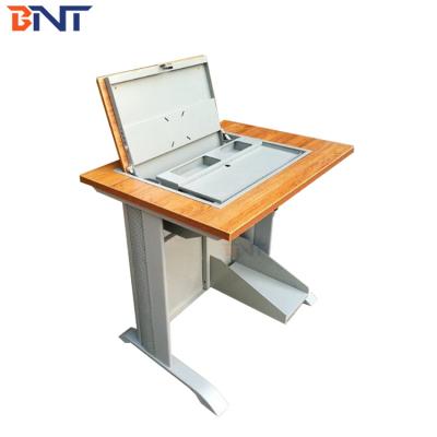 China Flip Top Computer Desk With Security Lock Design for sale