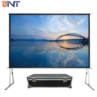 China Outdoor Fast Fold Projection Screen 100 Inch For Exhibition / Banquet / Concert for sale