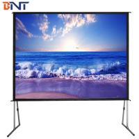 China 150 Inch Electric Rear Projection Screen , Lightweight Fast Fold Screen for sale