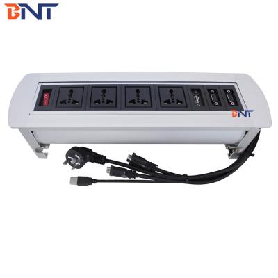 China Professional Flip Up Plug Sockets For High Class Chairman Room Table for sale